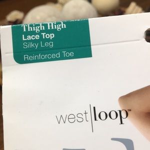 west loop | Accessories | West Loop Luxe Thigh High Lace Top Stockings ...